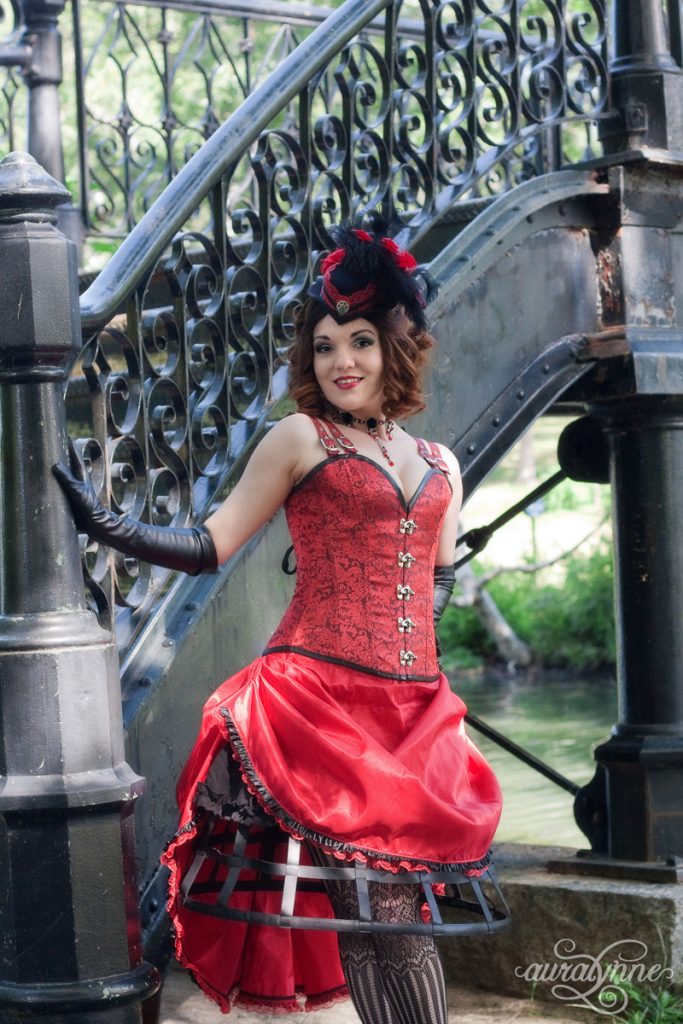 Steampunk Halloween Costume – Sassy in Red – auralynne