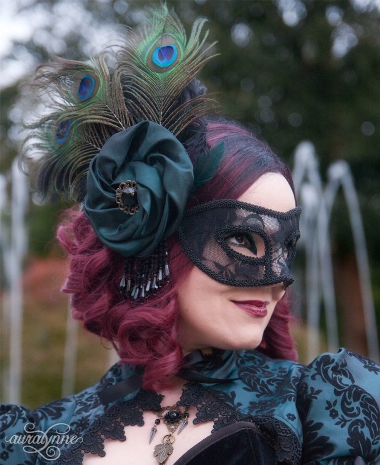 Dark Allure Custom Gothic Masquerade Ball Gown – auralynne